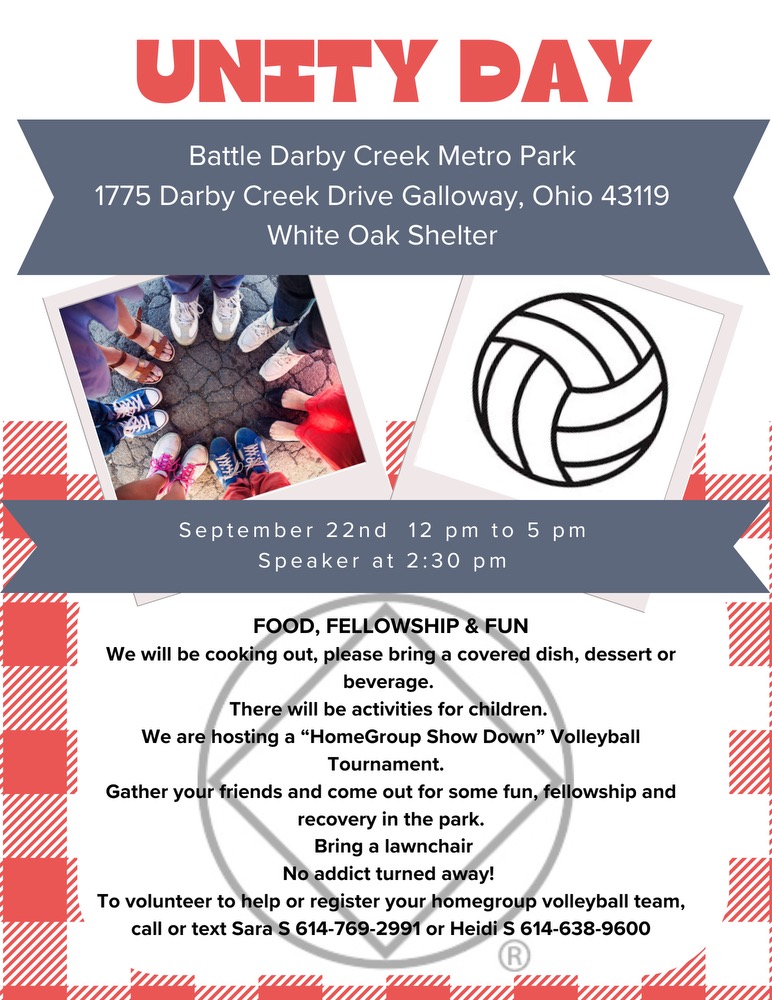 Unity Day | Addiction Problem? Narcotics Anonymous can help.