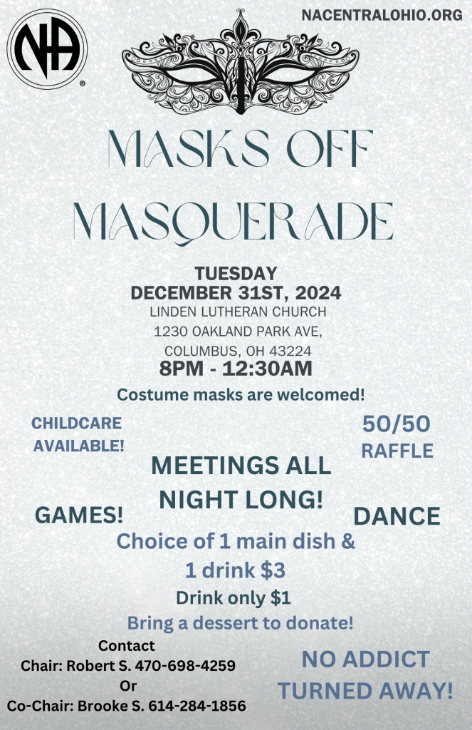 Masks Off Masquerade New Year's Eve Party | Addiction Problem ...